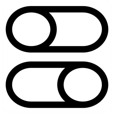 Toggle Switch Icon Concept In Black Color 60322804 Vector Art At Vecteezy