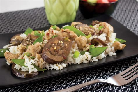Spicy Chicken And Eggplant Stir Fry Choose Homemade