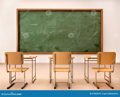 Bright Empty Classroom For Lessons And Training Royalty Free
