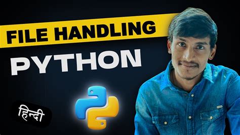 File Handling In Python Hindi Youtube