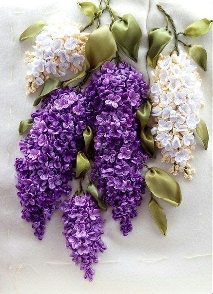Pin by TINA VALEN on лента | Silk ribbon embroidery tutorial, Silk ...