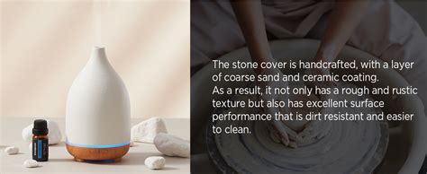 Innogear Essential Oil Diffuser 150ml Handcrafted Ceramic Diffuser Fo