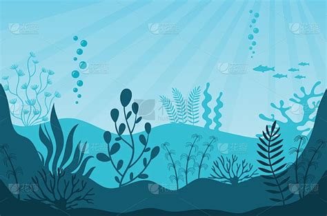 海洋生物。美丽的海洋生态系统素材 花瓣网