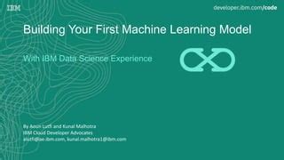 Creating A Machine Learning Model On The Cloud PPTX Databases Computer Software And