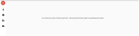 Css Angular Material Side Bar With Half Side Mode Stack Overflow