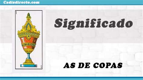 Significado del As de Copas en la Baraja Española y el Tarot en el Amor