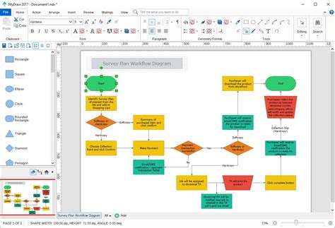 Diagram Workflow Organize Visualization Visualize Data Mydraw