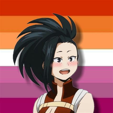 Momo Yaoyorozu Lesbian Pride Profile Lesbian Pfp Hd Phone Wallpaper