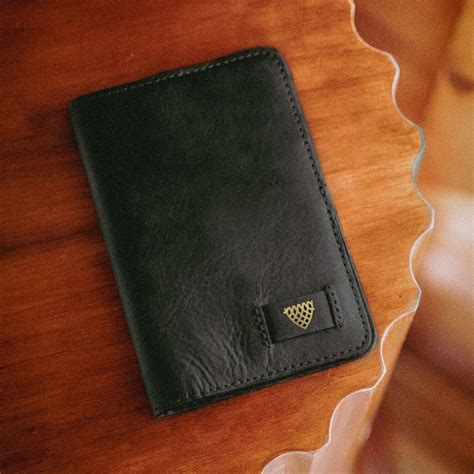 Leather Passport Wallet Jefferson Limited Edition Buffalo Jackson
