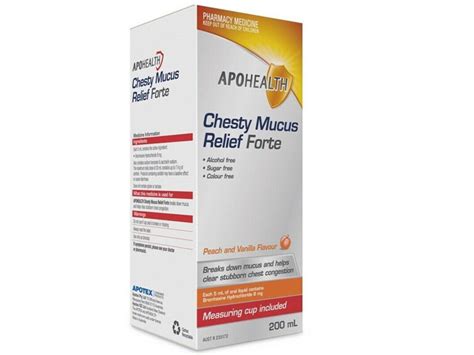 Apohealth Chesty Mucus Relief Forte 200ml Medicines R Us Group