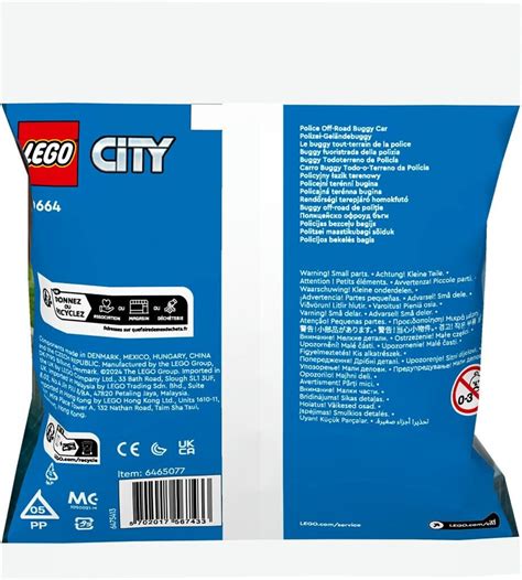 Lego City Police Off Road Buggy Car 30664 Au Meilleur Prix Sur