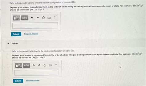 solved refer to the periodic table to write the electron