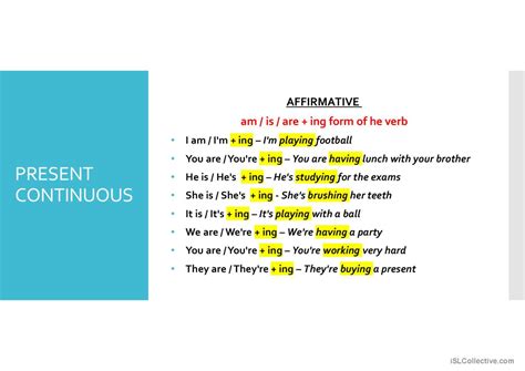 Present Continuous Presentation Gen English Esl Powerpoints