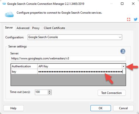Google Search Console Connection COZYROC