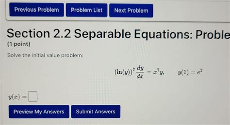 Solved Point Solve The Initial Value Chegg