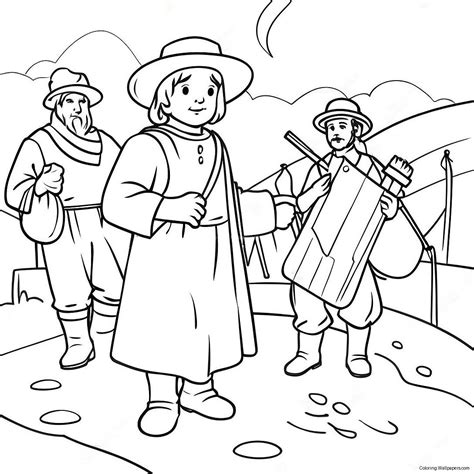 Pilgrims Progress Coloring Page 47693 37706