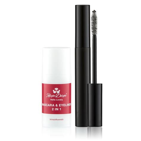 Hello Lovely Mascara & Eyeliner 2in1 UND Wimpernbürstchen - Relax & Heal