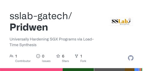 GitHub Sslab Gatech Pridwen Universally Hardening SGX Programs Via