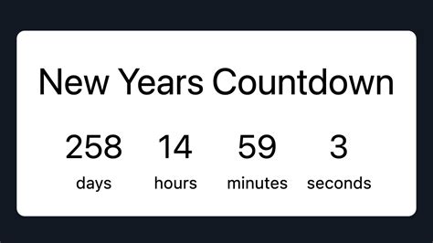 Github Horrorrice Vue New Year Countdown
