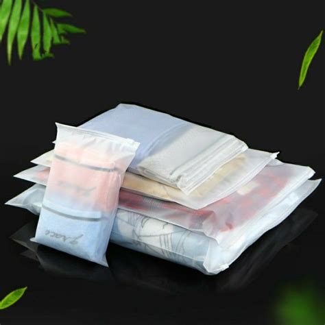 Zipper Bag Portrait Transparan Doff Organizer Bag Pouch Tas Plastik