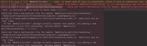 cannot import individual functions in vite · issue 55 · mobily ts belt · github