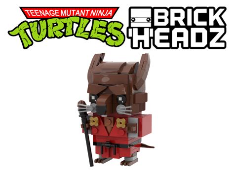 Lego Moc Brickheadz Splinter By Bobby03 Rebrickable Build With Lego