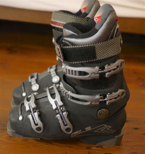 Lange CRL 70 Black Custom Pro Downhill Ski Boots Women Fit 8 5 39 25 5