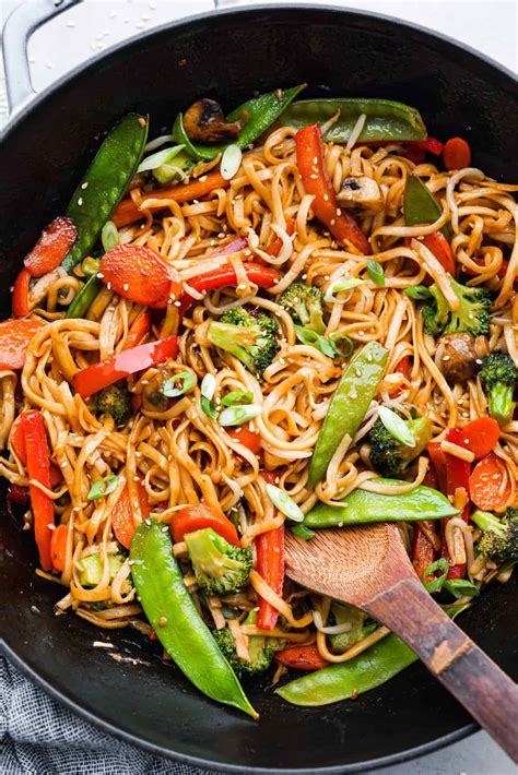 Vegetable Lo Mein Recipe Ready In 20 Minutes Red Chiles