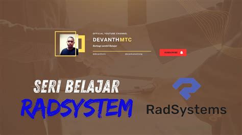 Radsystem Phprad Php Seri Belajar Part 1 Youtube