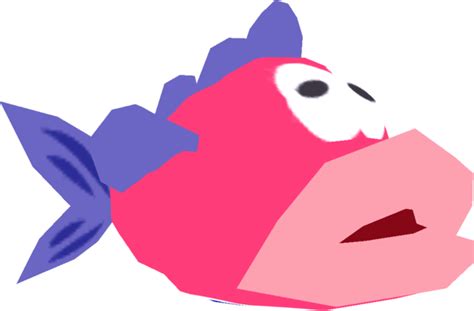 File Sunshine Pink Cheep Model Png Super Mario Wiki The Mario Encyclopedia