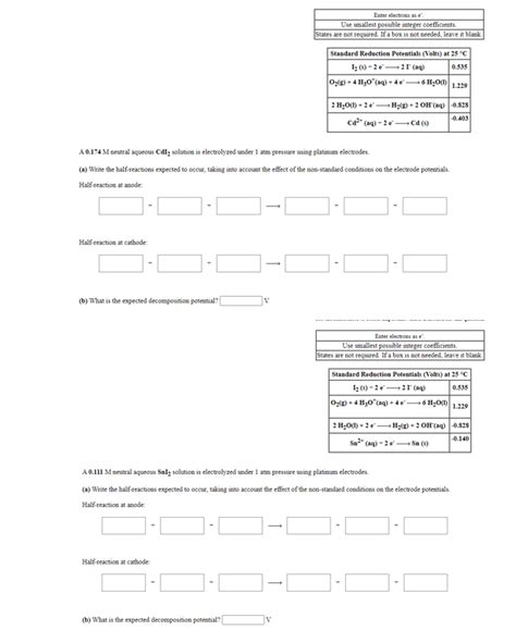 Solved Enter Electrons As Use Smallest Possible Integer
