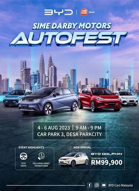 Acara Autofest Sime Darby Motors Bakal Gegar Arkadia Akhir Minggu Ini