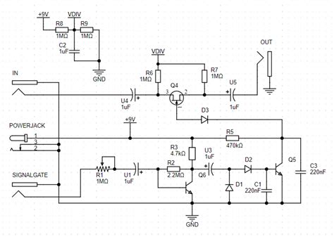 Circuit Design Gate Switching Guitar Signal Gate Controlled By Another Signal Electrical Circuit Design Gate Switching Guitar Signal Gate Controlled By Another Signal Electrical