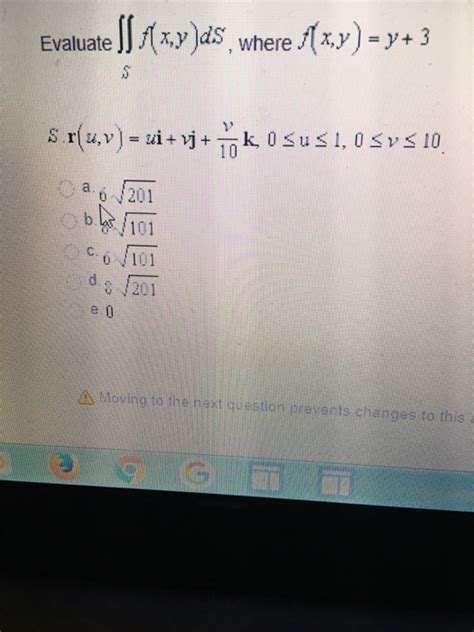 Solved Evaluate Integral Integral S F X Y Ds Where F X Y