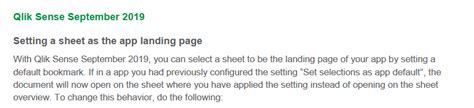 solved do not have the option to select bookmark as defau qlik