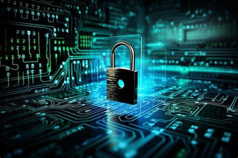 Premium Photo Strengthening Cyber Security Measures And Safeguarding