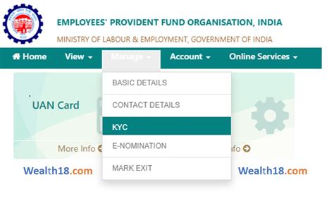 How To Update KYC For Your EPF And UAN Wealth18