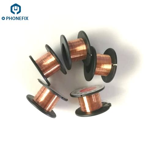 0 10 мм телефон отпечаток пальца в виде чипа Pcb ссылка провод медный Перемычка пайка проволока