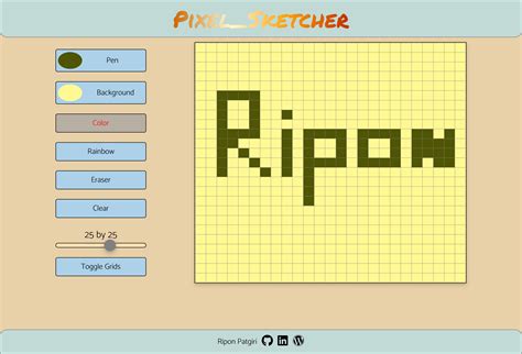 Github Ripon Patgiripixelsketcher Pixel Sketcher Simple Application For Pixel Like