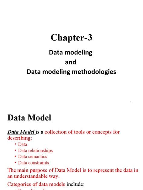 Ch 3 Pdf Conceptual Model Data Model