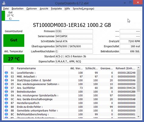 CrystalDiskInfo Portable Swiss IT Magazine Freeware