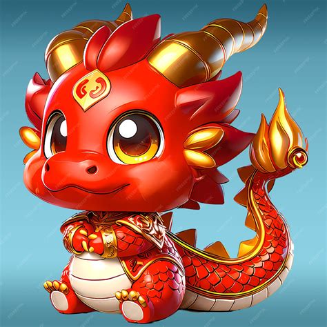 Premium Psd Cartoon Cute Chinese Dragon Zodiac Holding Character
