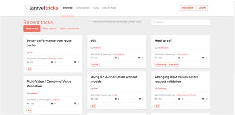 Laravel PHP Framework To Create Website
