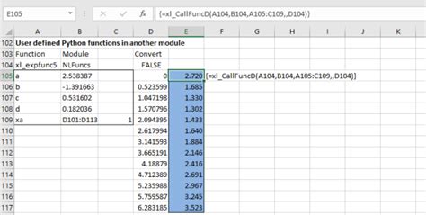 Evaluating Text And Calling Python Functions From Excel With Xlwings