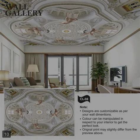 Wall Ceiling 3d Bedroom Wallpaper At Rs 65sq Ft Opptadni Sheri