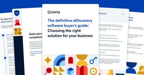 2024 Ediscovery Software Buyers Guide