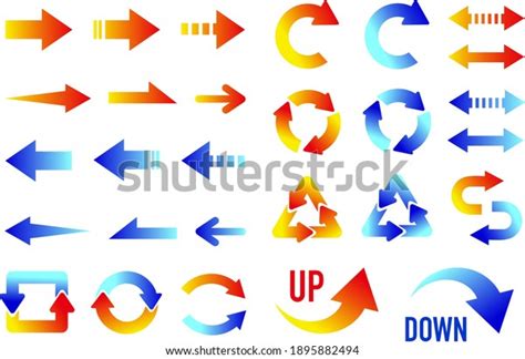 4791 화살표 그라데이션 이미지 스톡 사진 및 벡터 Shutterstock