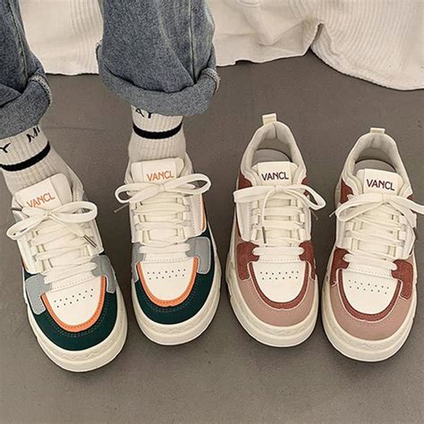 둥근코 통굽 스니커즈 캔버스 귀여운 운동화 4cm
