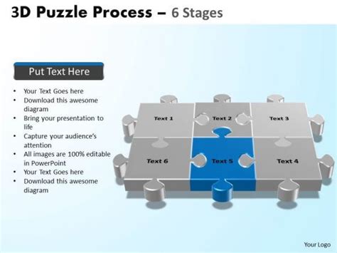 PowerPoint Design Slides Sales Puzzle Process Ppt Designs