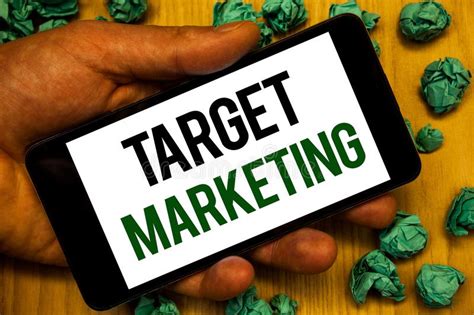 Handwriting Text Target Marketing Concept Meaning Market Segmentation Audience Targeting